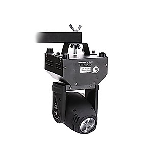 U`King LED Moving Head Light RGBW Beam Lights with DMX for Live Show DJ Disco Events Party Stage Lighting KTV Wedding (1 Pack)