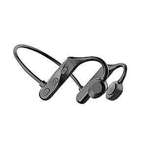 Fufafayo True B-one Conduction Concept Bluetooth Wearable Headset Wireless Waterproof Sports Earphone, (A)