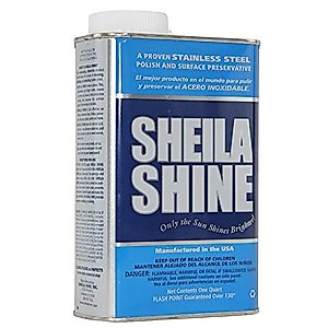 Sheila Shine Stainless Steel Cleaner and Polish 1 Quart Can Sold Indivdually