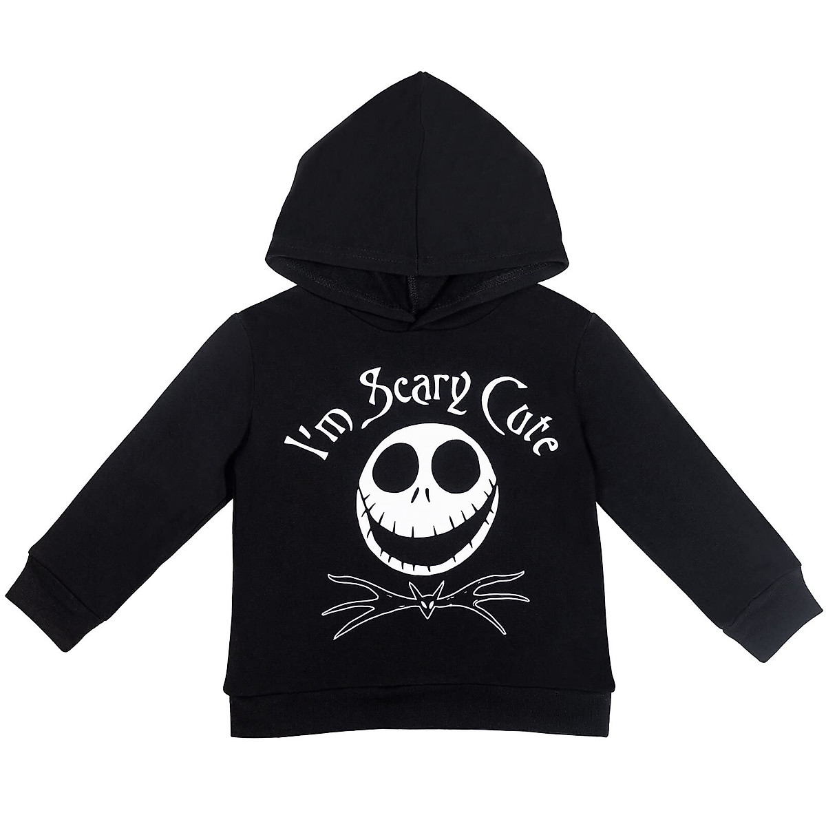 Disney Nightmare Before Christmas Jack Skellington Little Boys Hoodie and Pants Outfit Set Black 7-8