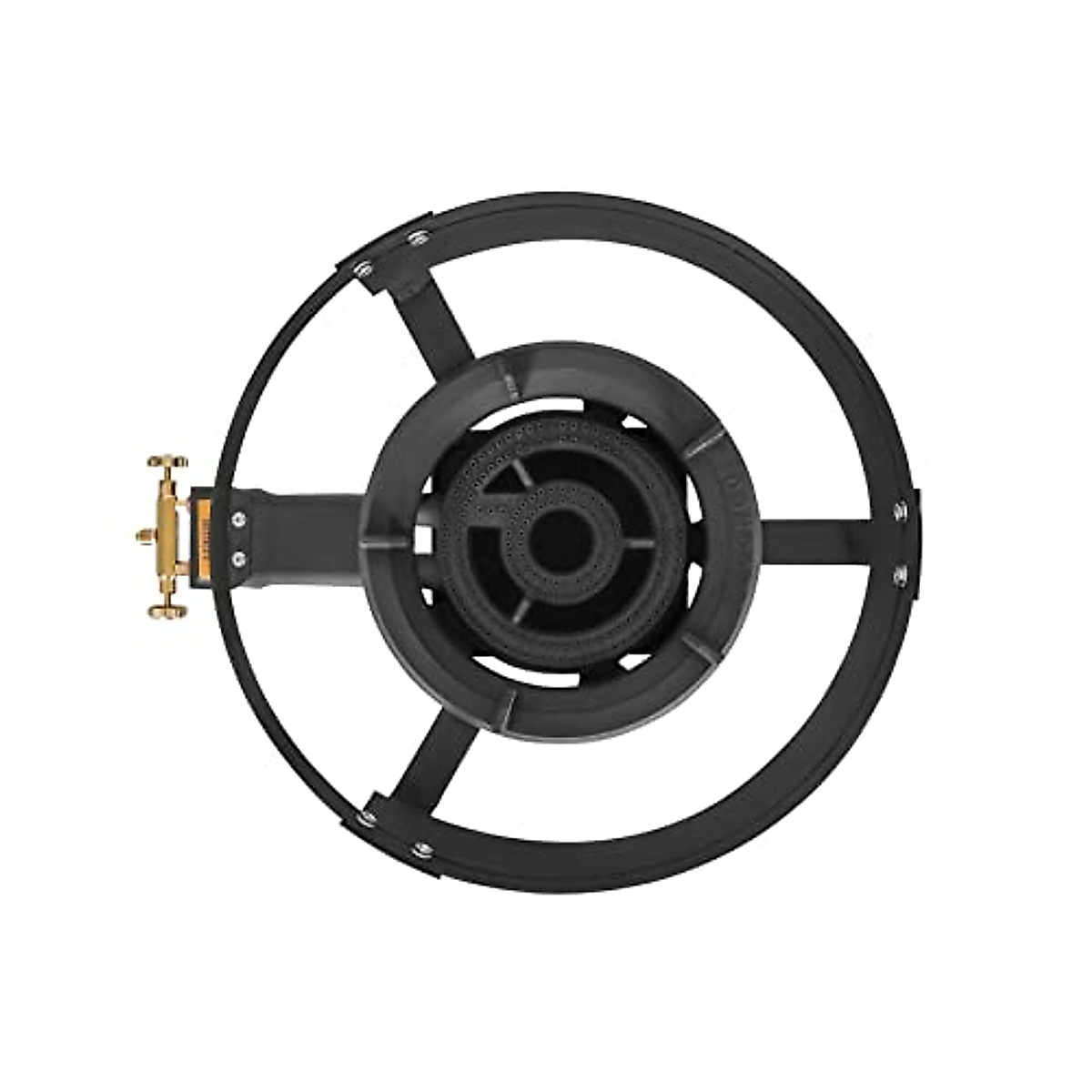 Concord 30" Powder Coated Steel Comal Stand with Stainless Steel Comal and Roadster Single Propane Burner. Great for Discada, Tacos, Street Vendor, Etc.…