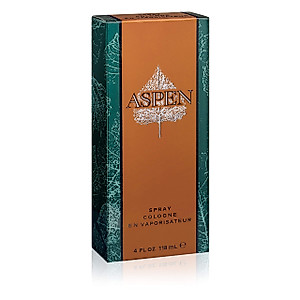 Aspen Cologne Spray, Vegan Formula, Cologne Spray, Woody Spicy Scent, 118 ml (4oz)