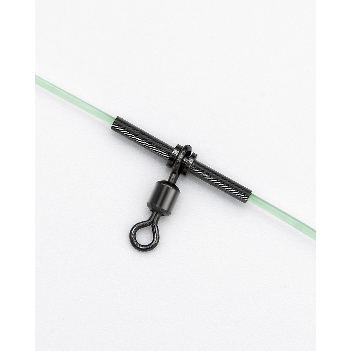 BLUEWING 3 Way Swivels Fishing Tackle, Brass Swivel Sleeve 3 Way T-Shape Swivel for Freshwater and Saltwater 40lbs, 50pcs