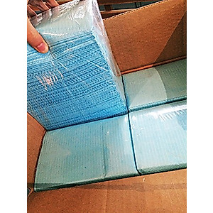 Adenna BIB741B Dental Bibs/Lap Cloths, Blue (Box of 500)