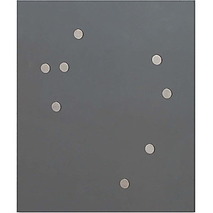 Quartet Magnets, Disc Shape, Silver, Matrix, 50-Pack (SM50)