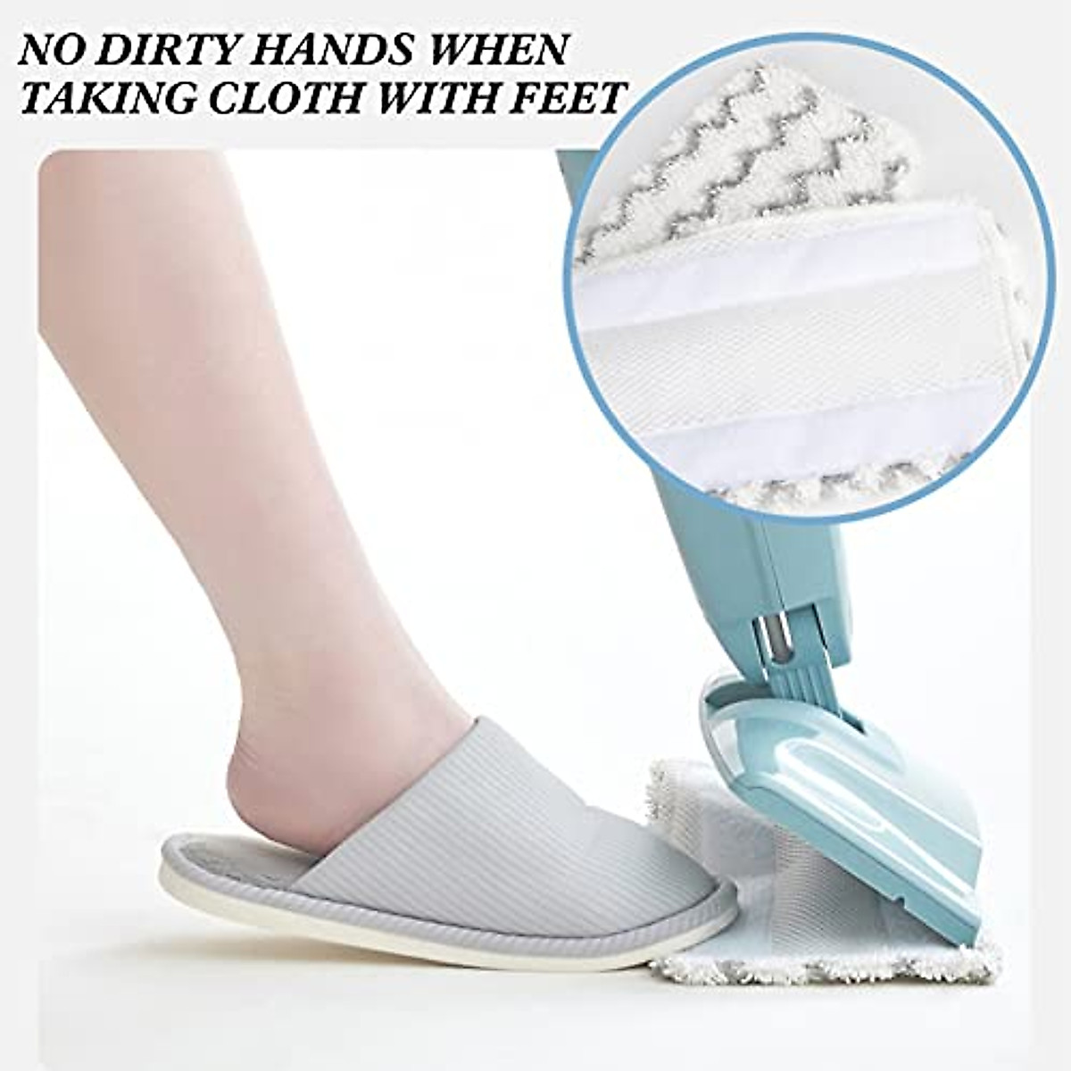 Y-Step 8 Pack Shark Steam Mop Replacement Pads, Compatible with Shark S1000 Series, S1000 S1000A S1000C S1000WM Steam and Scrub All-in-One Scrubbing Mop for Tile and Hardwood Floor Washable