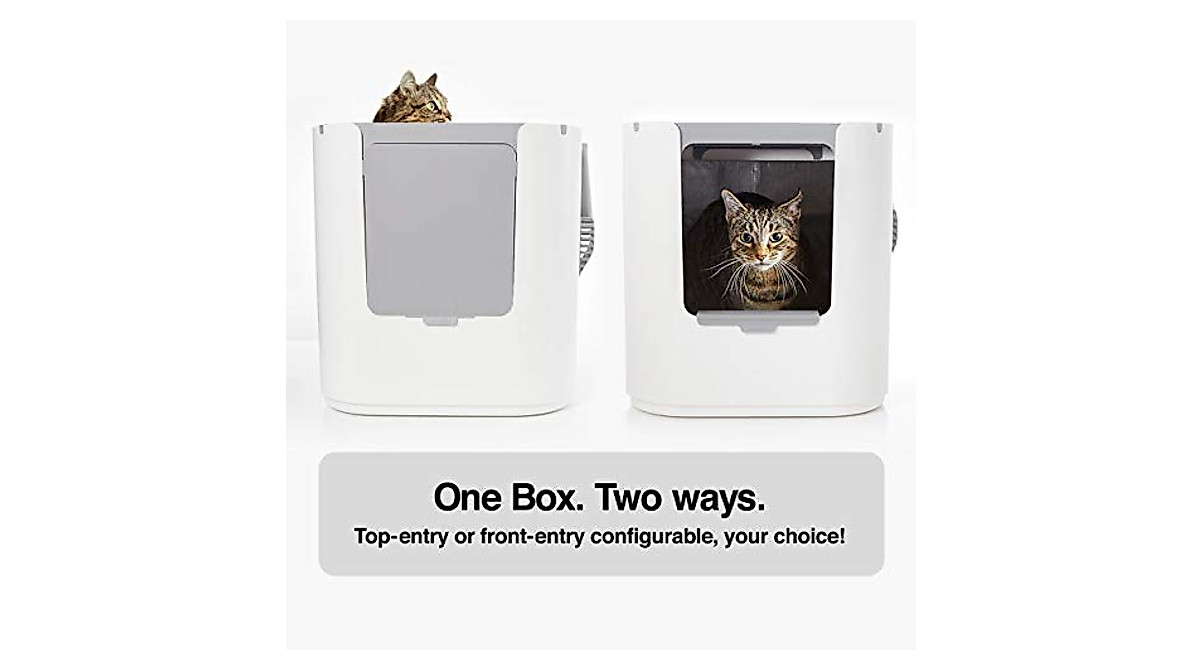 Modkat XL Litter Box - Top or Front Entry & Anti-Tracking