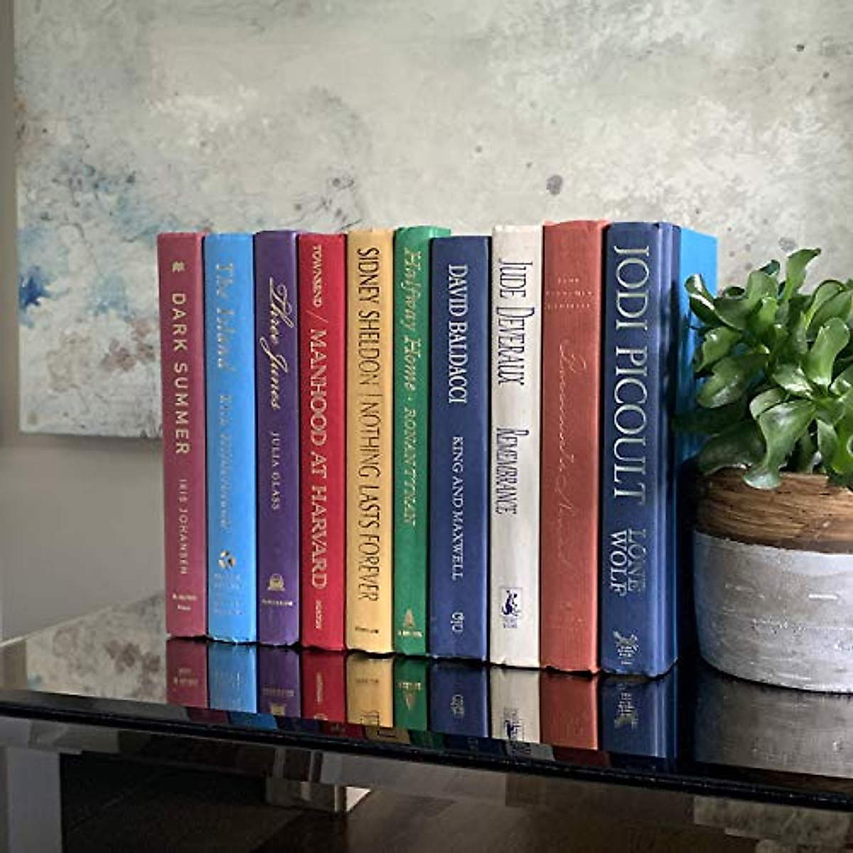 Covogoods CovoBox— Original Hidden Storage Secret Book Box Electronics Hider | Hide Router, Cable, Modem, Cords, Plugs, Outlets, Money, Docs, Jewelry | Made with Real Used Hardcover Books [Tops OFF]