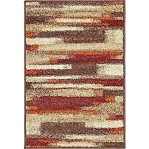 Unique Loom Autumn Collection Area Rug - Wheat (2' x 3' 1" Rectangle, Multi/ Beige)