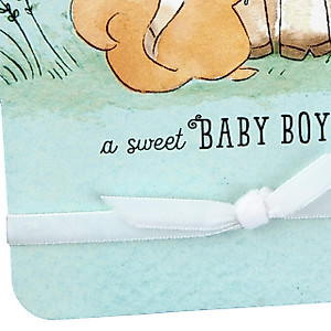 Hallmark Baby Shower Card for Baby Boy (Little Lamb)