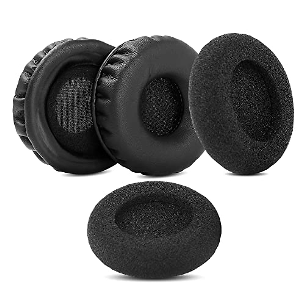 TaiZiChangQin 4 Pcs Ear Pads Ear Cushion Sponge Earpads Foam Replacement Compatible with Plantronics Cs500xd Cs510 Cs520 Xd Cs540 Headphone