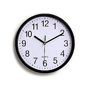 TXY Wall Clock Mute Movement Creative Watch with Simple Modern Design Silent Clock for Home Living Room Decoration (8in (20cm))