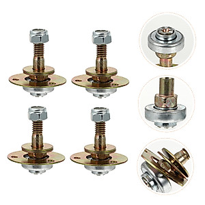 VINTORKY 4pcs Rocking Chair Bearing Rocking Chair Part Mechanic Accessories Mxmm Bearing Chair Linkage Threaded Bearing Furniture Connecting Fitting Iron Office Mechanical Screw