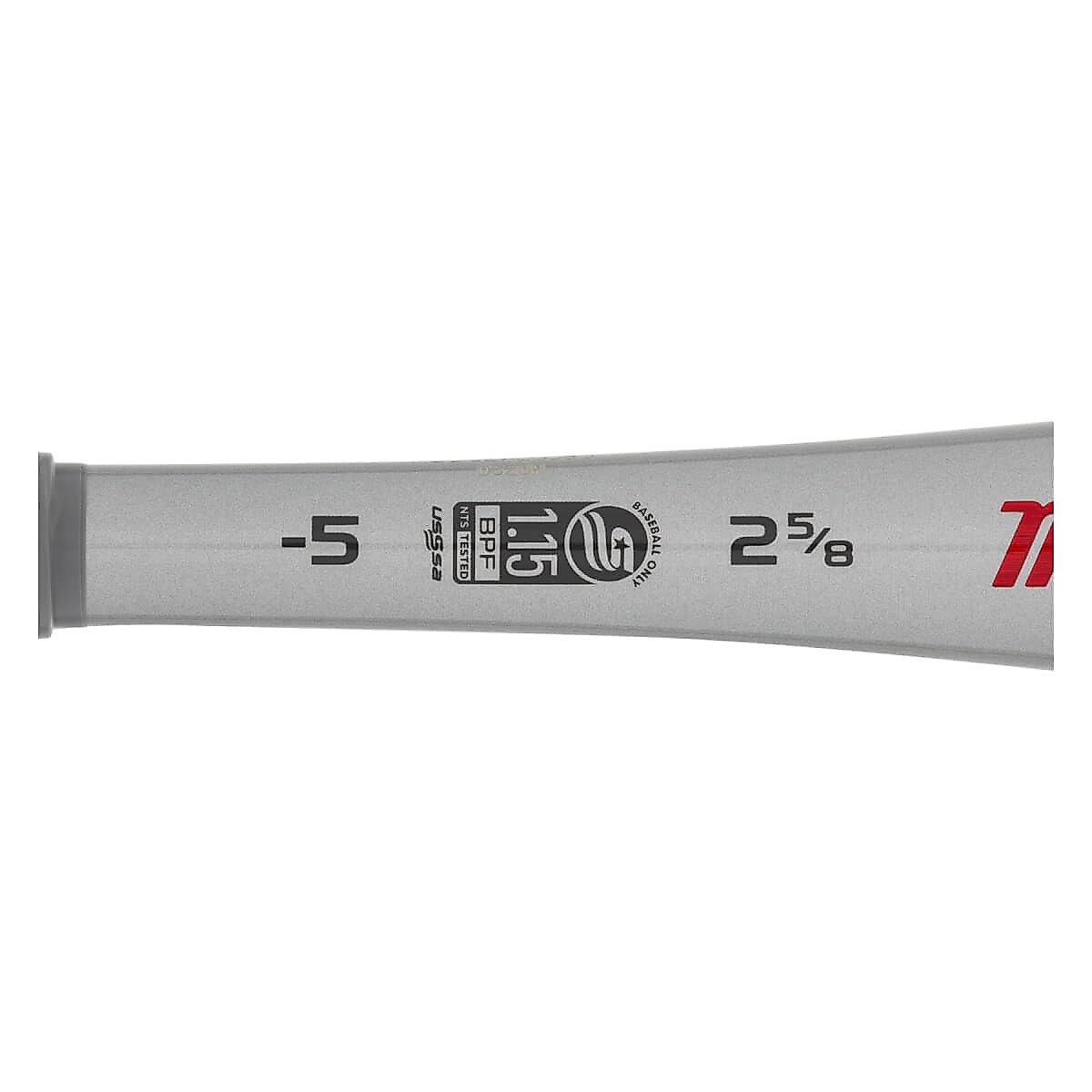 Marucci CAT7 Silver -5 USSSA Senior League Baseball Bat, 2 5/8" Barrel, 31"/ 26 oz