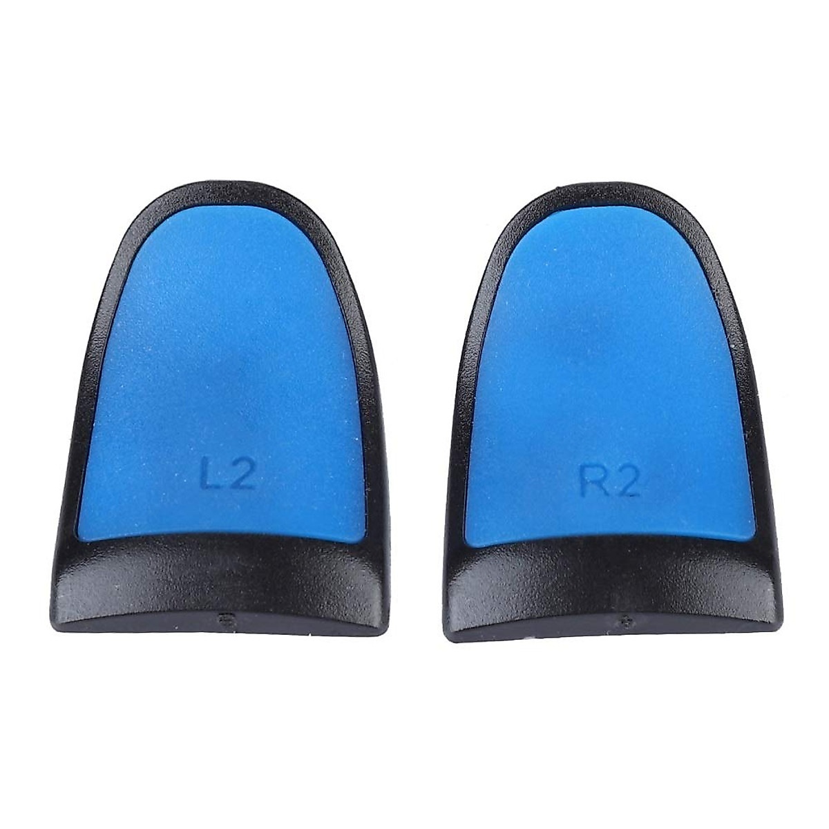 Dancal L2 R2 Controller Extenders Buttons Extension Trigger Soft Touch Extended Grips for PS4 (Blue)
