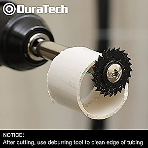 DURATECH Inside Pipe Cutter with 2 Replaced Blades, for PVC and Plastic Pipe