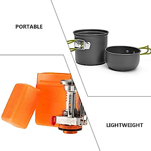 BESPORTBLE 1 Set Camping Pan Set Aluminum Alloy Cookware Camping Tool Portable Cutlery Camping Utensils Camping Pots Camping Cookware