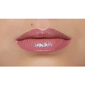 Belle Beauty Lip Kit Trio Bundle Set, Lip Liner, Lipstick, Lip Gloss, Mauve Nude, Kisser Fixer Lip Kit by Kim Gravel, Waterproof, Long Lasting, Hydra High Shine, Pencil Gel, Lips Makeup for Women