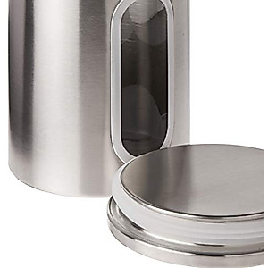 Fox Run 6103 Canister Set, Stainless Steel, 3-Piece Metallic, 5.75 x 6 x 8.5 inches
