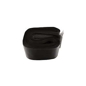 HuoHuo 100PCS Clip Cord Sleeves,Box Plastic Clip Cord Sleeves black,Disposable Hygiene Clip Cord Covers,One Box of 100PCS Plastic black Clip Cord Sleeves,Machine Bags(Black)
