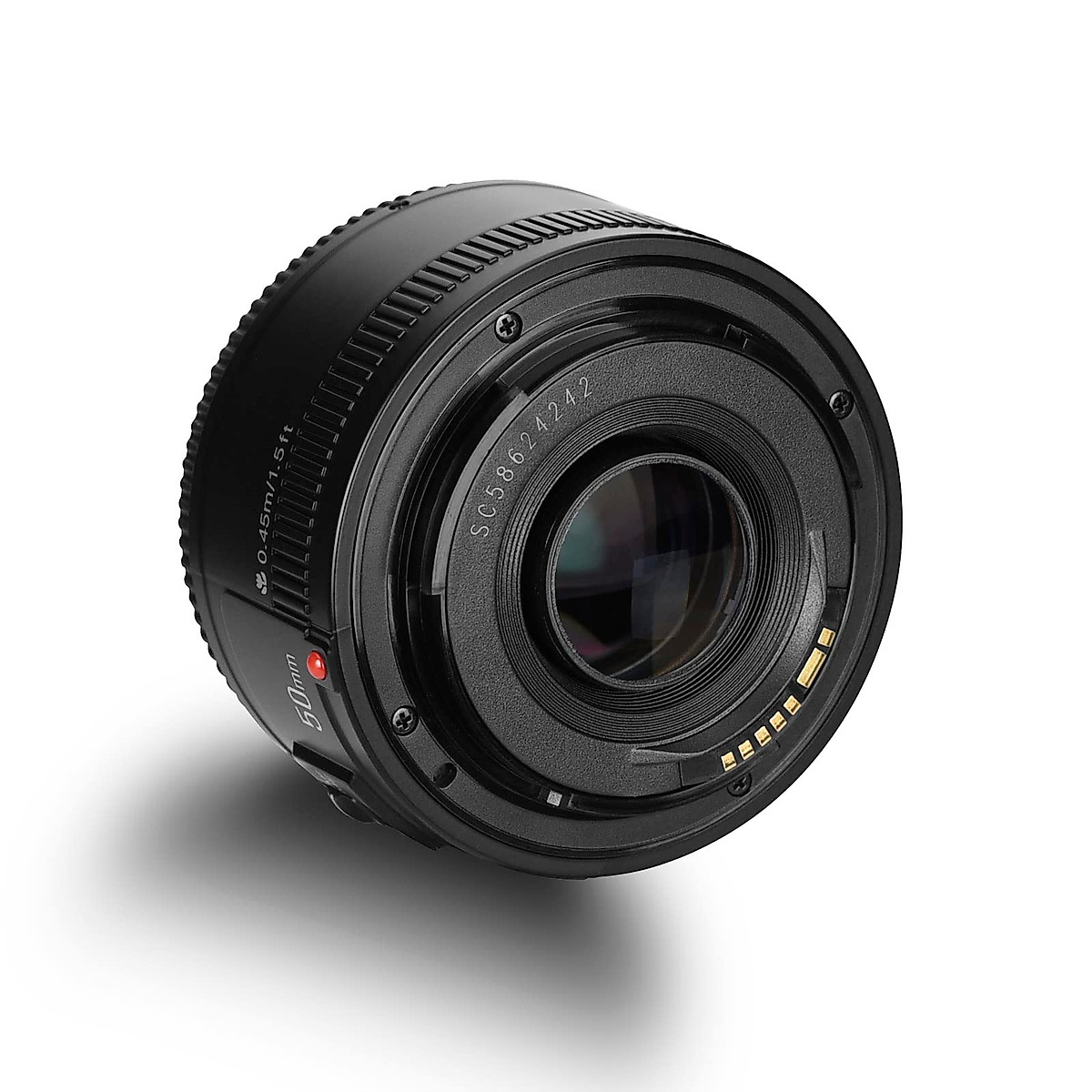 YONGNUO YN50mm F1.8 Lens Large Aperture Auto Focus Lens Compatible with Canon EF Mount EOS Camera