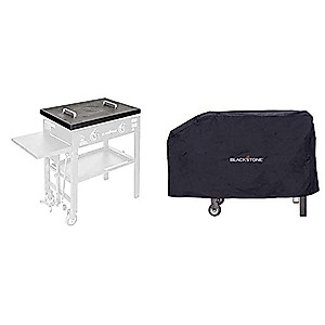 Blackstone 5003 28" Griddle Hard Cover, 28 Inch, Black & Griddle Cover (28 Inches) –Water Resistant, Weather Resistant Heavy Duty 600D Polyester Outdoor BBQ Grilling Cover - Black