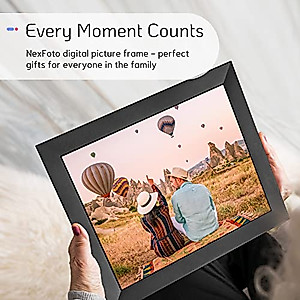 NexFoto 32GB Large 15 inch Digital Picture Frame, Wi-Fi Digital Photo Frame, Wall-Mountable, Instantly Share Photos Videos via App or Email, Gift for Grandparents