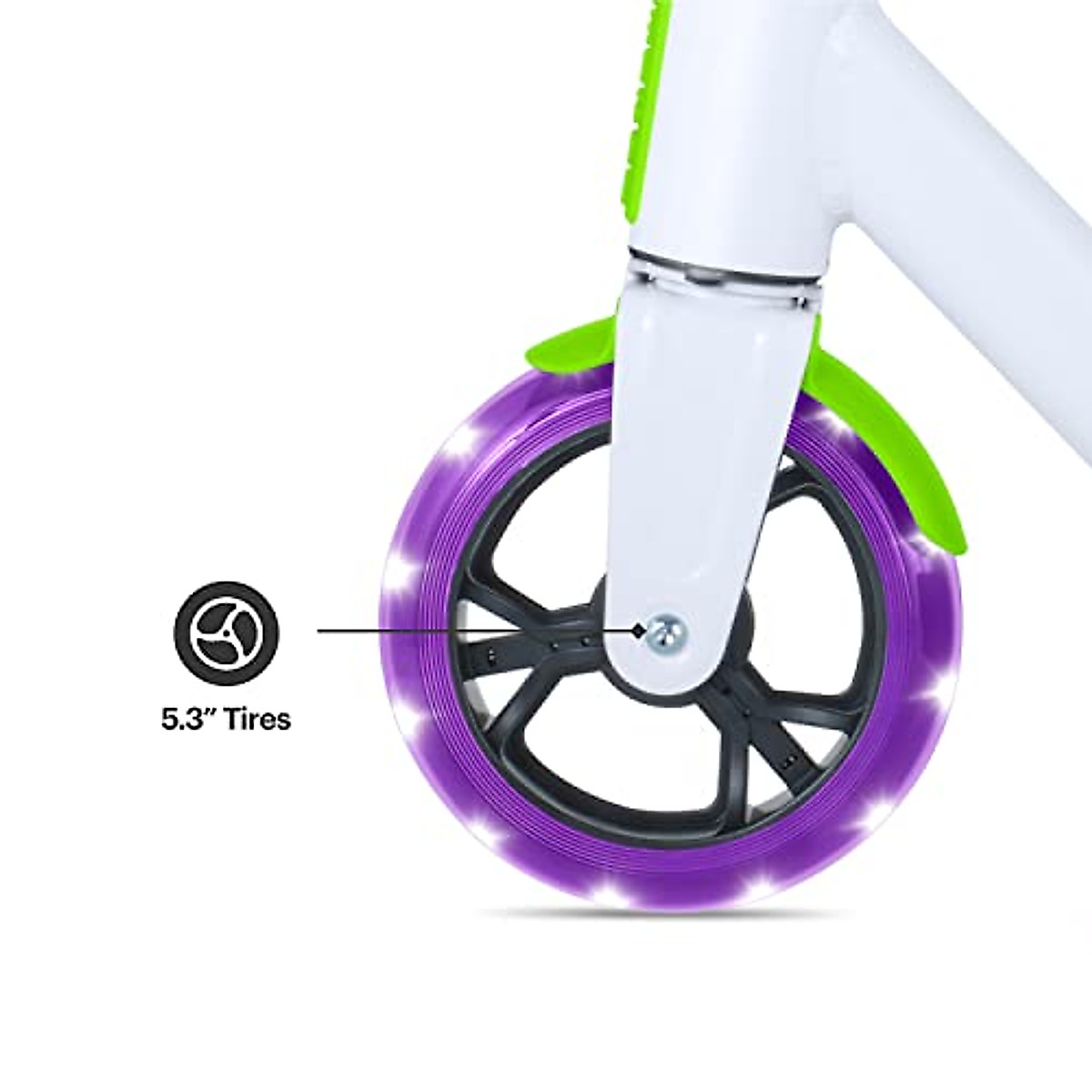 Jetson Disney Buzz Lightyear Kids' Electric Scooter, 7 Miles Per Hour, 4 Miles Max Range, 60-Watt Motor, Light-Up Deck, Height-Adjustable Handlebar, Ages 8+, JBUZZ-ELE