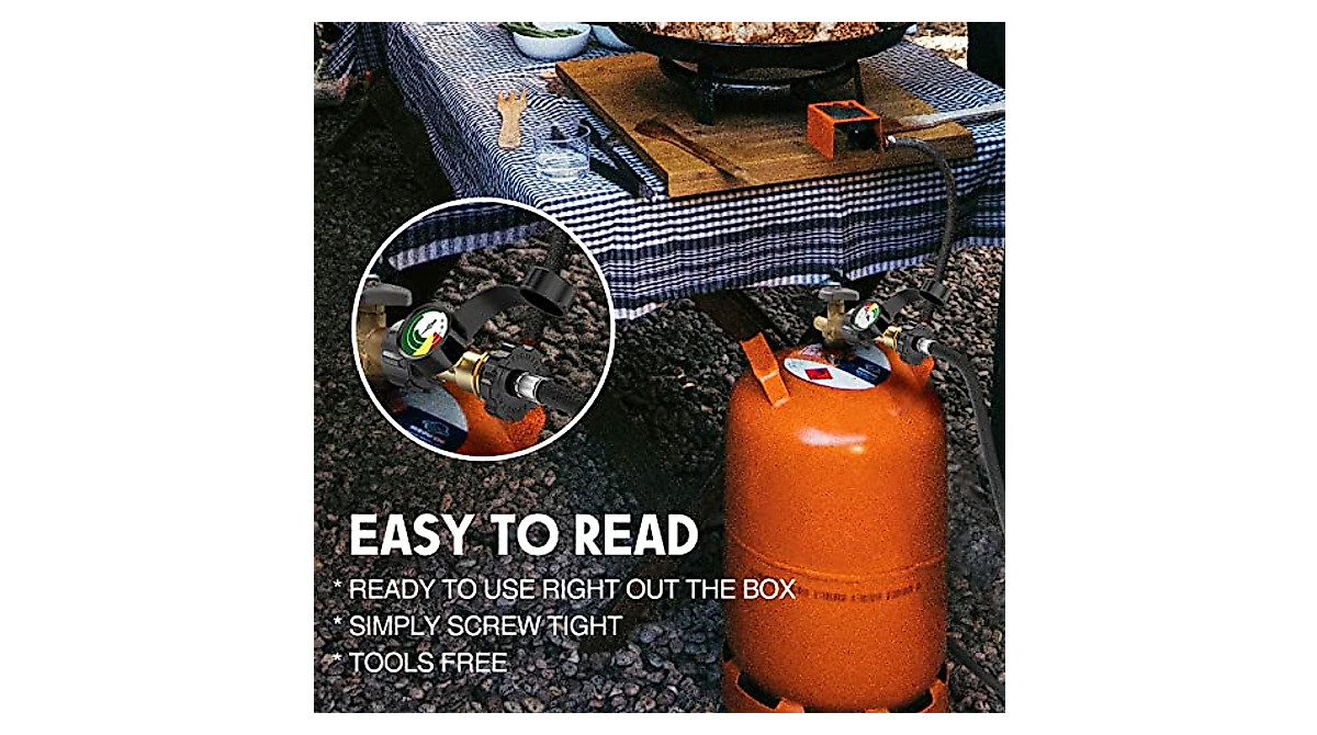 PatioGem Propane Tank Gauge - Reliable Gas Level Monitoring