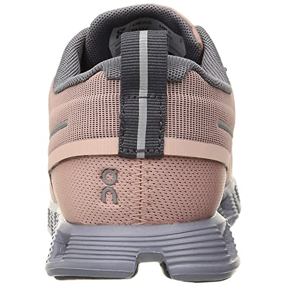 ON Women's Cloud 5 Waterproof Sneakers, Rose/Fossil, 11
