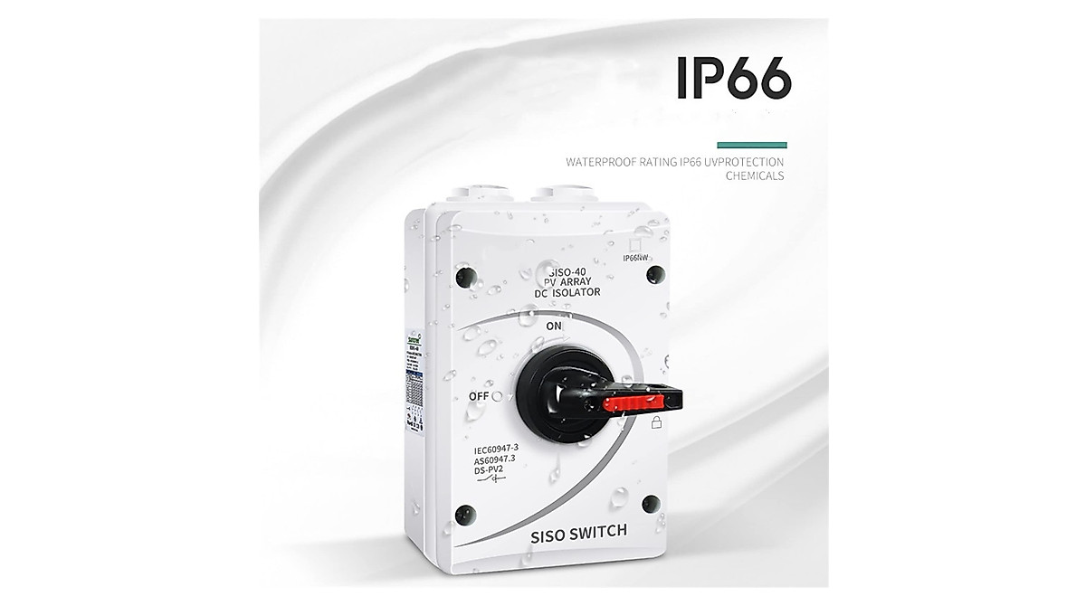 MURVE Solar Electrical Isolator Switch 1000V DC | Safe & Reliable