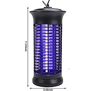 Micnaron Bug Zapper Electric Indoor Insect Killer suspensible UV Light | Mosquito Killer Bug Fly Pests Attractant Trap Zapper Lamp w/Powerful 1000V Grid for Indoor Home Bedroom,Kitchen, Office