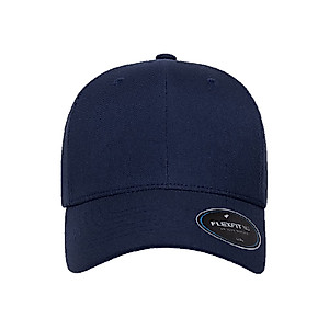 The Hat Pros | Flexfit NU Tri-Layer Men's Athletic Baseball Hat Fitted 6100NU Cap (as1, Alpha, l, x_l, Navy)