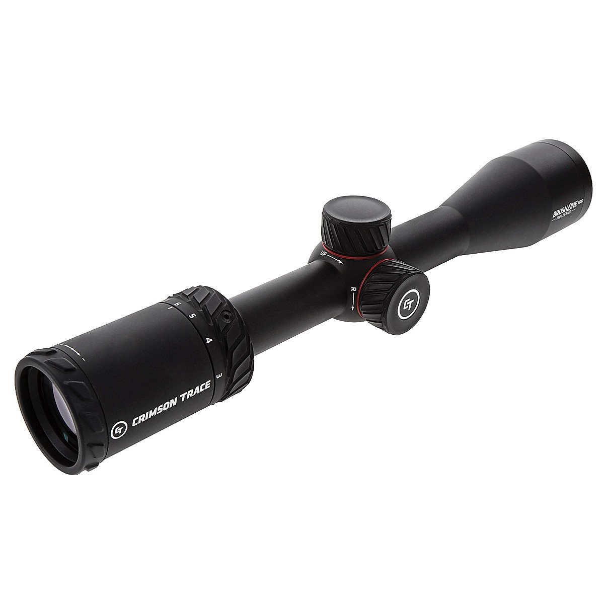 Crimson Trace Brushline Pro 3-9x40mm Riflescope with SFP, BDC 350 Legend Reticle, Lightweight Solid Construction, Scope Caps and Lens Cloth for Hunting, Shooting and Outdoor