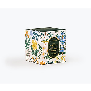 RIFLE PAPER CO. Candle | Festive Occasions and Gatherings with Decorative Box and Festive Labels On Soy Candle Base and 40+ Hour Burn Time, High Peaks of The Adirondack Forest