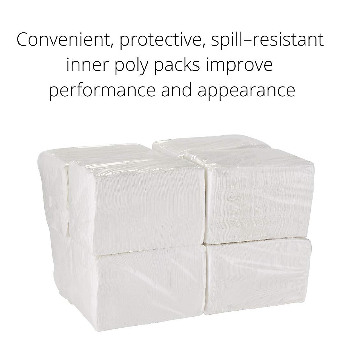 GEORGIA-PACIFIC Dixie 1/4-Fold 2-Ply Dinner Napkin (Previously Acclaim) by PRO (Georgia-Pacific), White, 36202, 500 Napkins Per Pack, 8 Packs Per Case