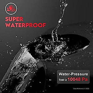 Zettum Push Lawn Mower Cover - Walk Behind Lawn Mower Covers Waterproof Heavy Duty, 600D Outdoor Push Mower Cover Universal with Storage Bag for Greenworks, EGO, Craftsman, Husqvarna, Honda and More