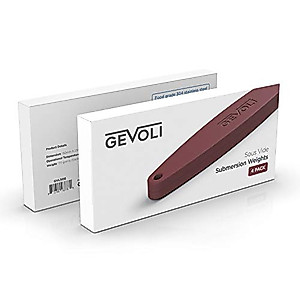 Gevoli Sous Vide Weights, 4 Pack (Stain-Proof) Immersion Cooker Bag Weights - Improved Food Submersion vs Racks - Safe Food Grade BPA Free Silicone