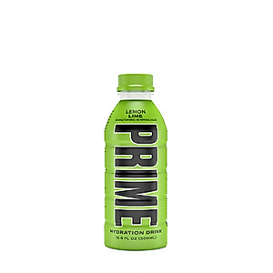 Prime Hydration Drink 6 Flavor Variety 12 Pack (2 of each flavor) Lemon Lime, Tropical Punch, Blue Raspberry, Orange, Grape & Ice Pop