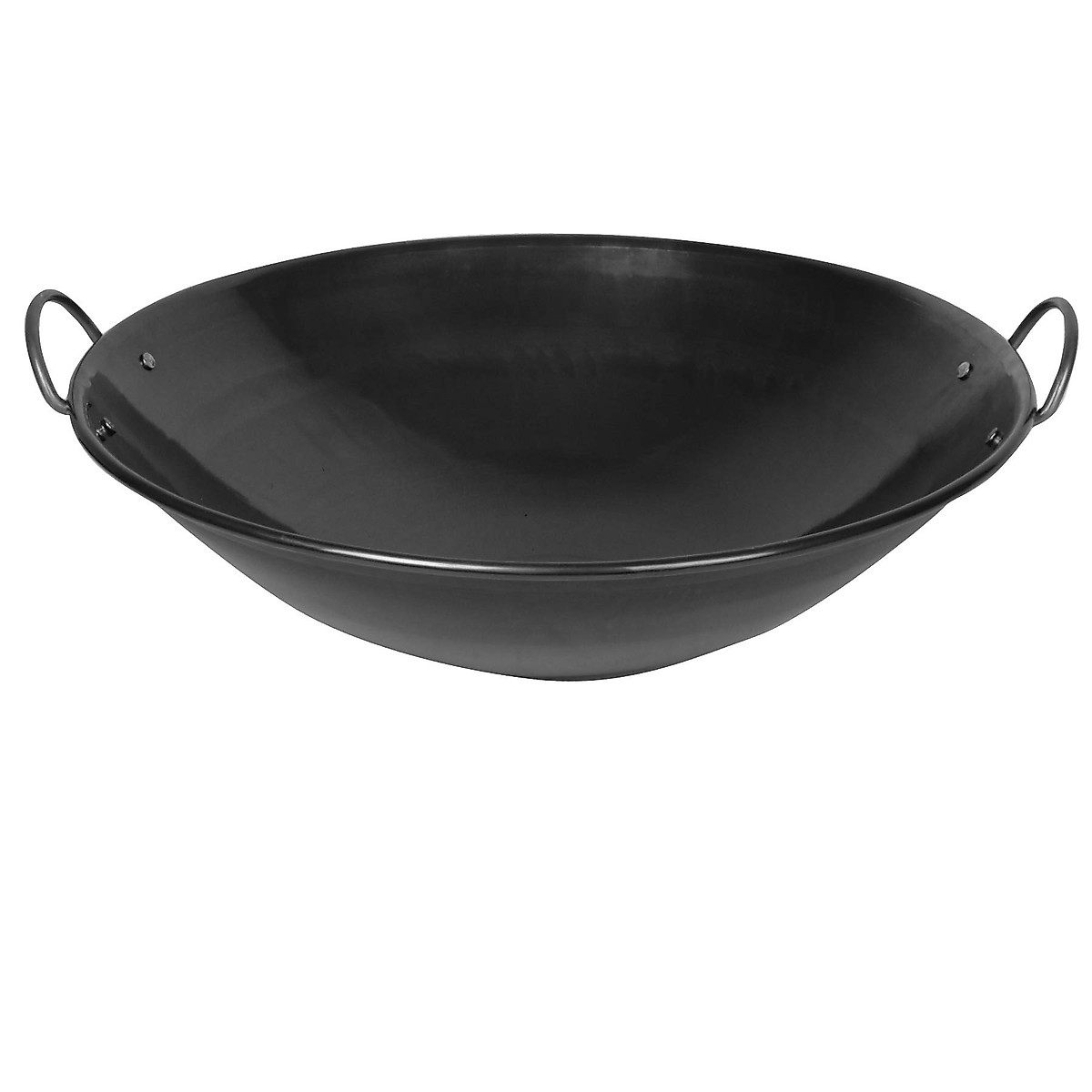 Thunder Group Curved Rim Wok, 21-1/2-Inch