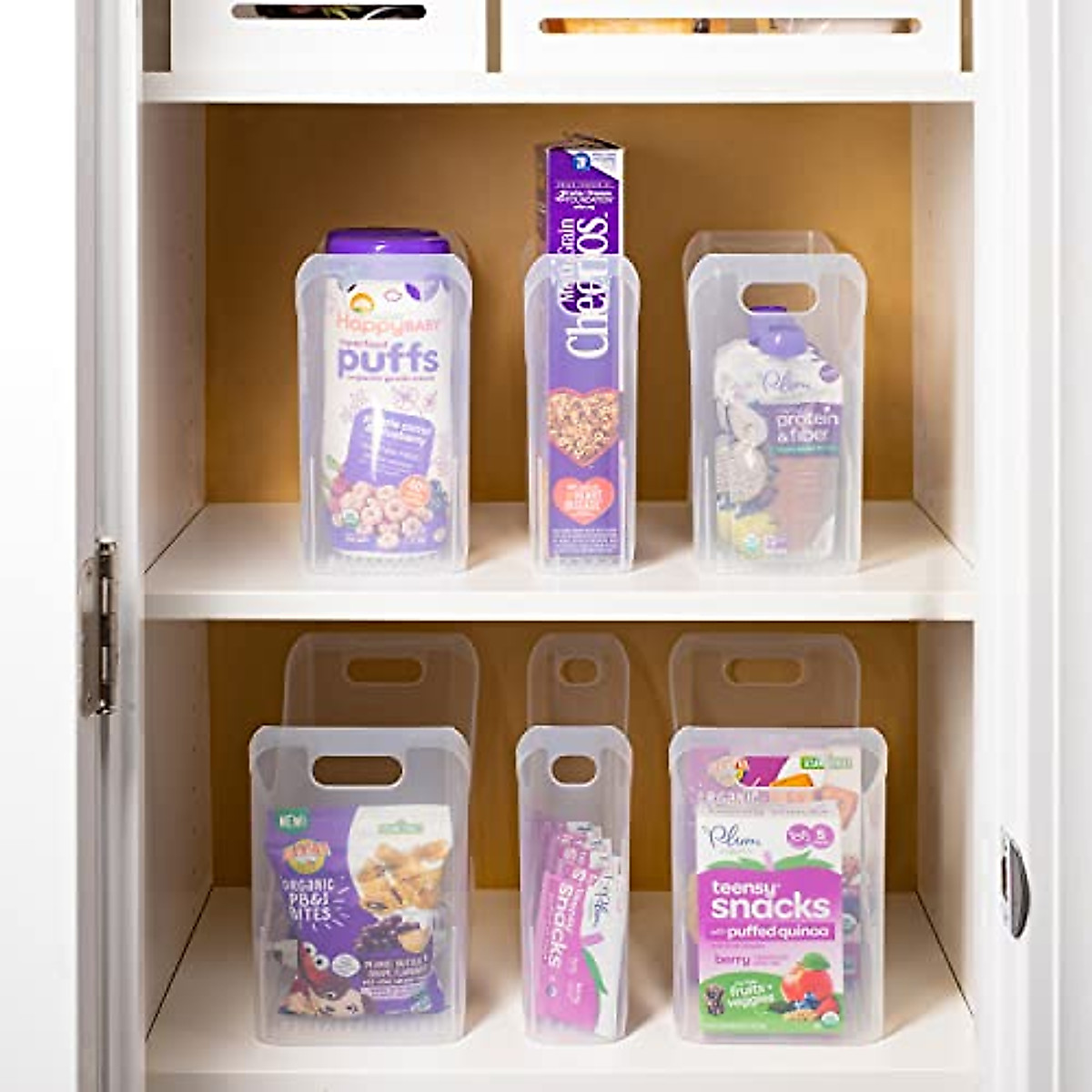 bHome Pantry Organization Storage Clear Plastic Storage Bins, Fridge Freezer Organizer Bins Under Sink Organizers and Storage, Bathroom Organizer, Kitchen Organization Organizing Containers (Small) 3