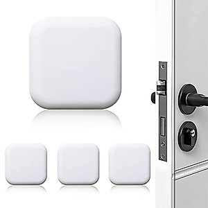 XoYoZo Door Stoppers Wall Protector Buffer Guard Doorknob Door Handle Bumper Self Adhesive Silencer Soft Rubber Crash Pad for Home Office