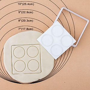 Flycalf Makeup Cookie Cutters Beauty with 3D Stamper Foundation Biscuit Cutter Baking PLA Accessories Cutter Molds Decorative Party Kitchen Cake Supplies