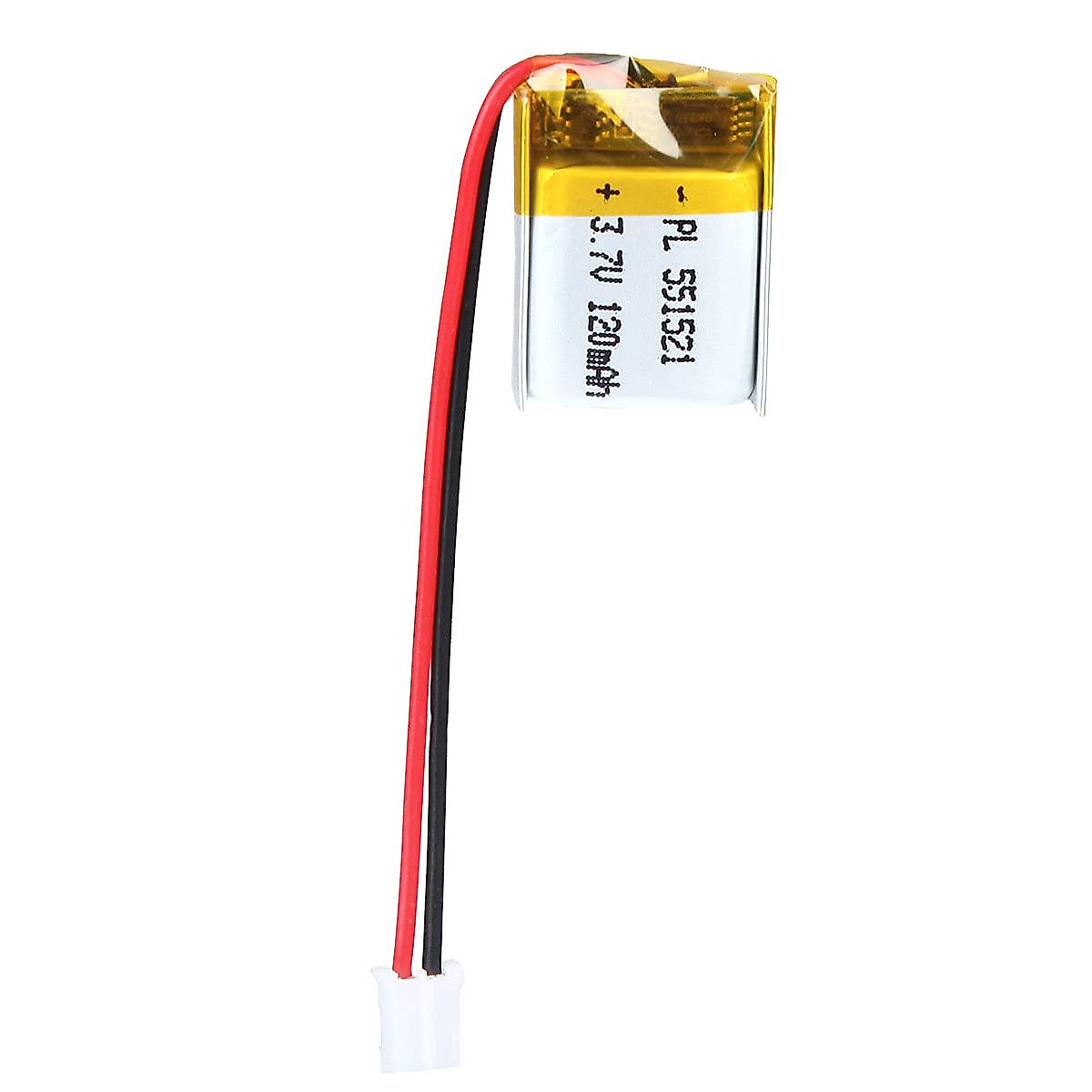 YDL 3.7V 120mAh 551521 Lipo battery Rechargeable Lithium Polymer ion Battery Pack with JST Connector