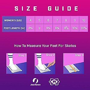 Jackson Ultima Vista Viper Roller Skates for Women and Girls with Blue Atom Pulse Lite Wheels, High Top Suede Quad Skates, (Black)