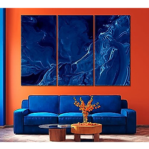 Abstract Ocean Canvas Print 1 Panel / 36x24 inches