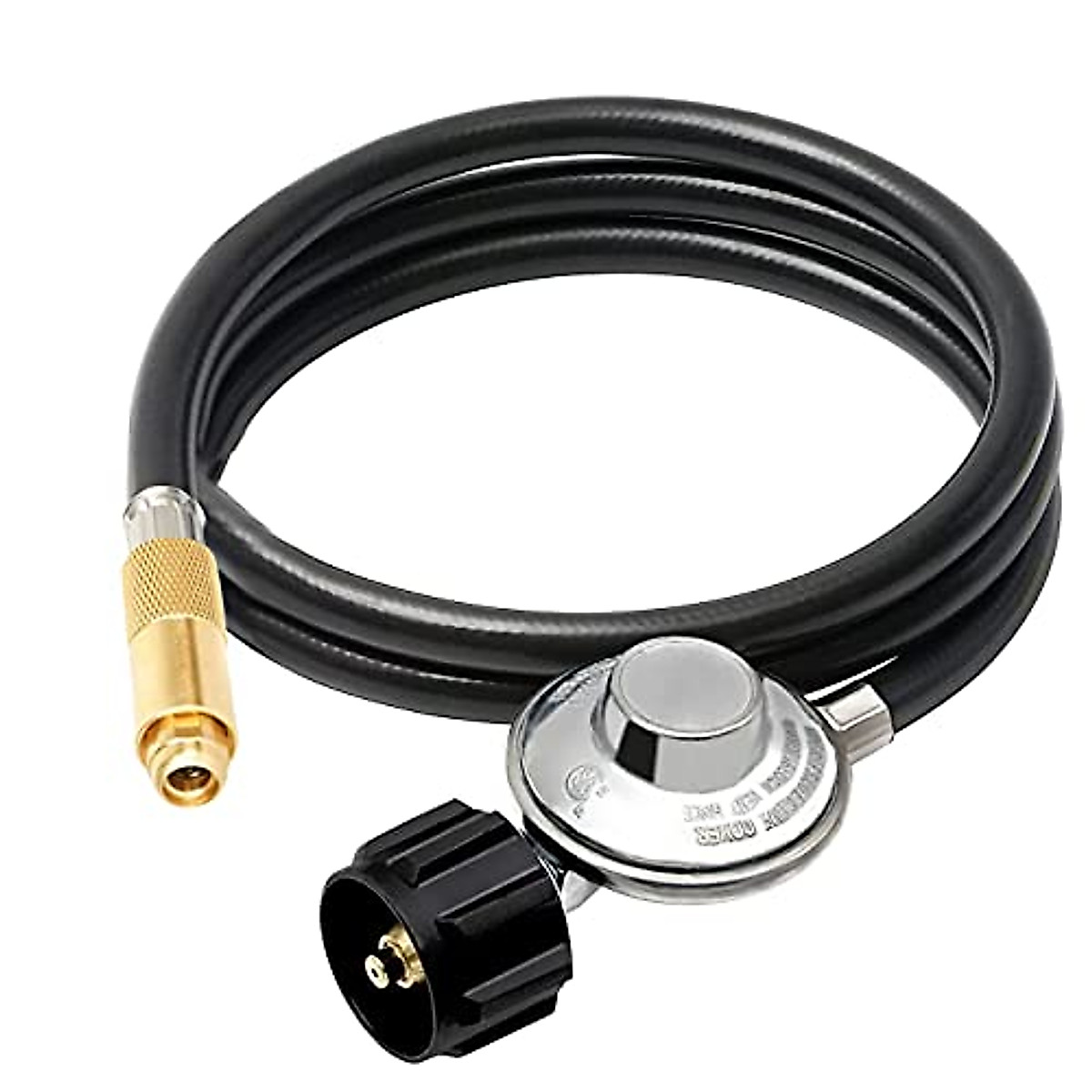 MOFLAME 6FT Propane Regulator with Hose for Blackstone 17" and 22" Adventure Ready Griddle to Connect 10~20lbs Propane Tank
