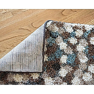 Mohawk Home Chaos Theory Area Rugs, 5 ft x 8 ft, Brown