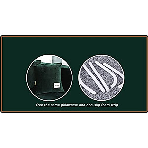 IMYOGI High Stretch Sofa Covers Plush High Stretch Sofa Cover L Shape Sectional Sofa Slipcovers Soft Washable Couch Covers Polyester Furniture Protector for Kids Pets -blue-1-4 Seater+4 Seater