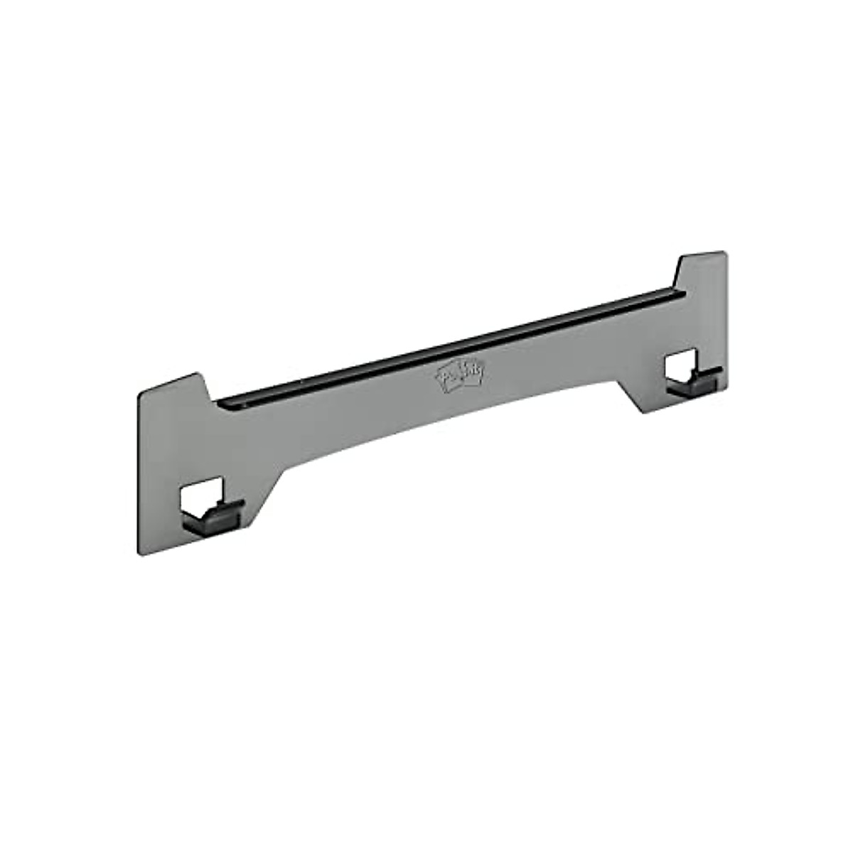 Post-it Super Sticky Wall Easel Mounting System, 15 in Wide x 3.25 in Tall x 1.25 in Deep, Smoke Grey, 2/Pack, Great for Virtual Teachers and Students (EH559-2PK)